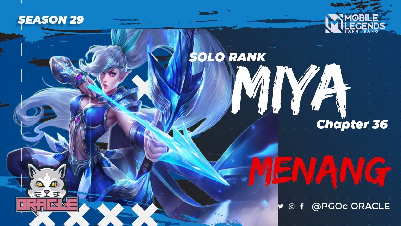 Oracle Solo Rank Mia menang | #mobilelegends #mlbb - YouTube