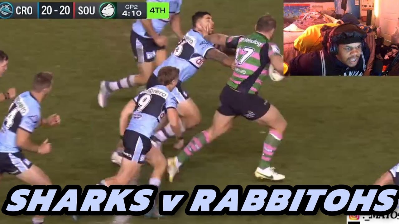 Cronulla Sutherland Sharks v South Sydney Rabbitohs | Match Highlights ...