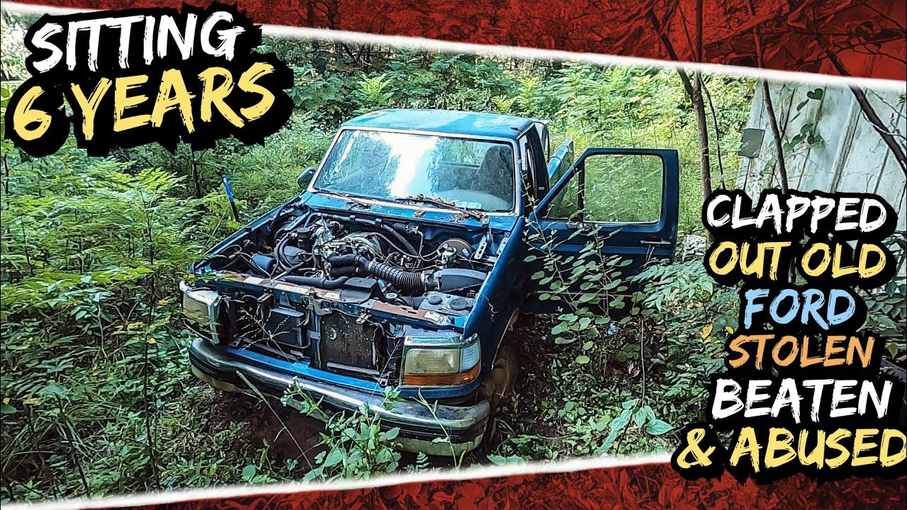 Clapped Out Old Ford Sitting For 6 Years Stolen Beaten & Abused - YouTube