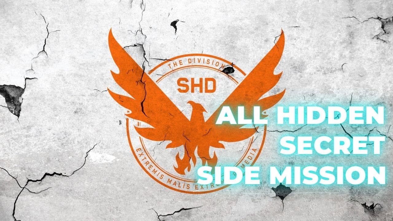 Division 2 - Location of all 5 Hidden - Secret Side Missions - YouTube