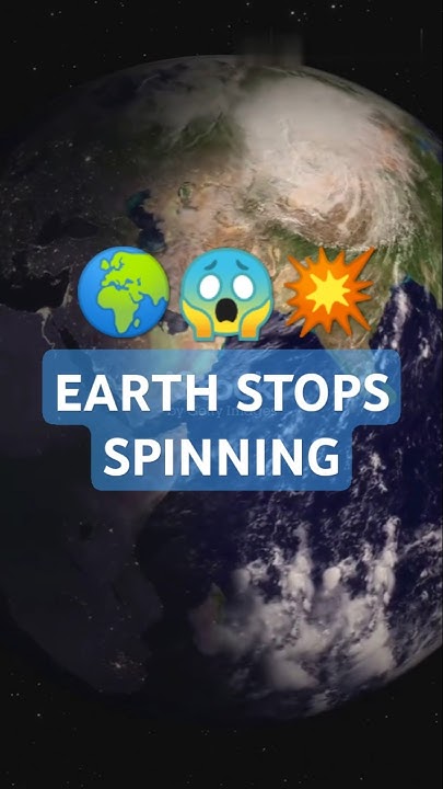 🌍 What if Earth suddenly stopped spinning? #space facts #earth stopped ...