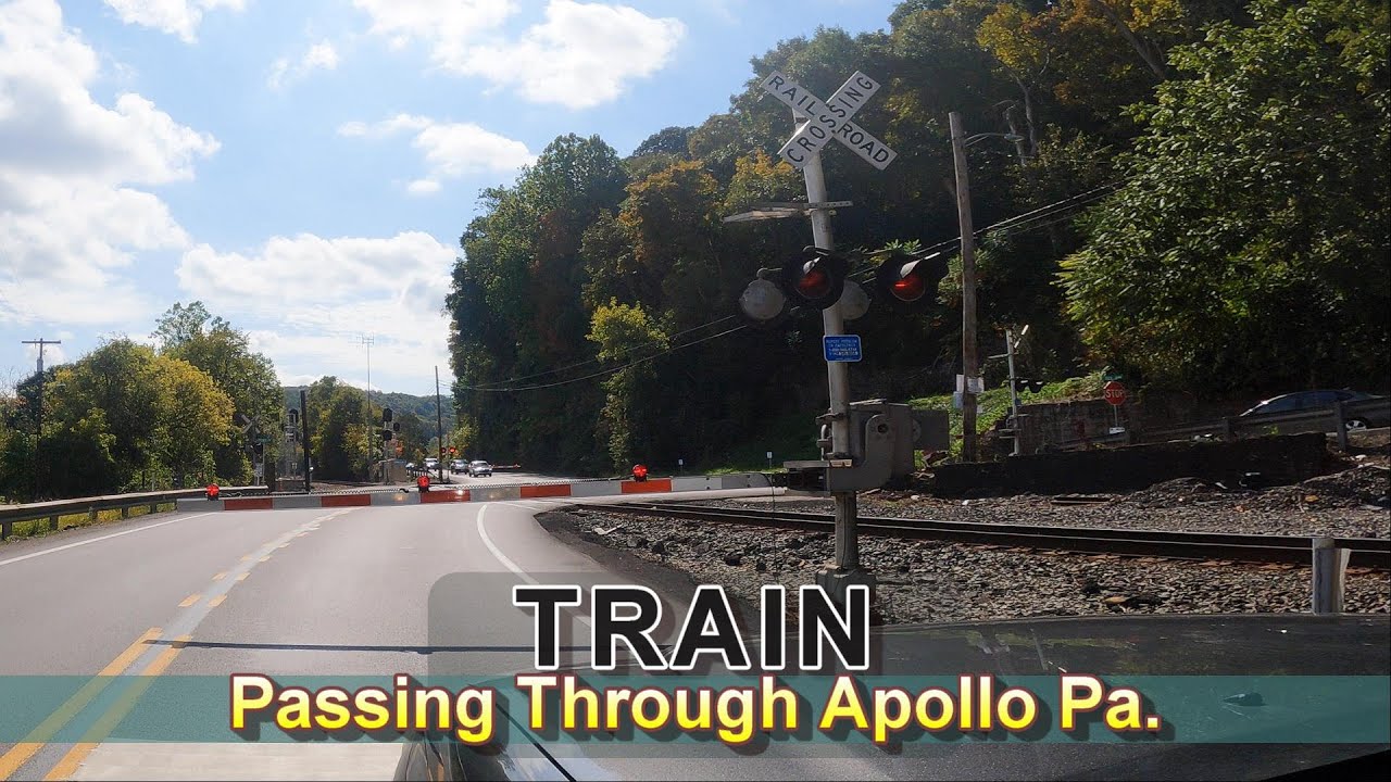 A Train Passing Through Apollo Pennsylvania ( 9/29/2023 ) Keeping It 4K ...