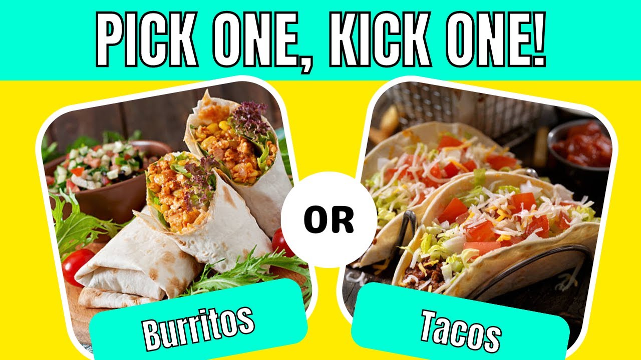 Pick One Kick One Food Edition 🍔 🍟 🌭 - YouTube