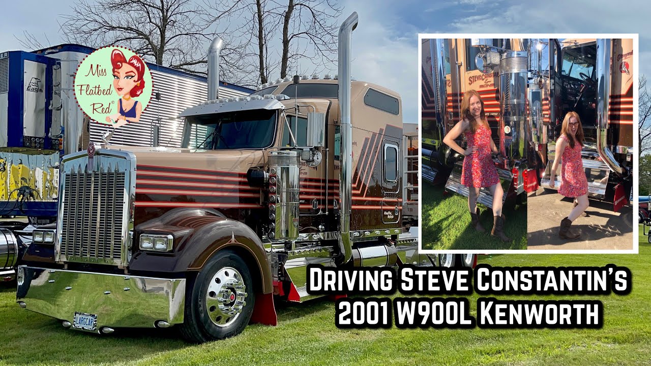 Driving Steve Constantin’s 2001 Kenworth W900L - YouTube