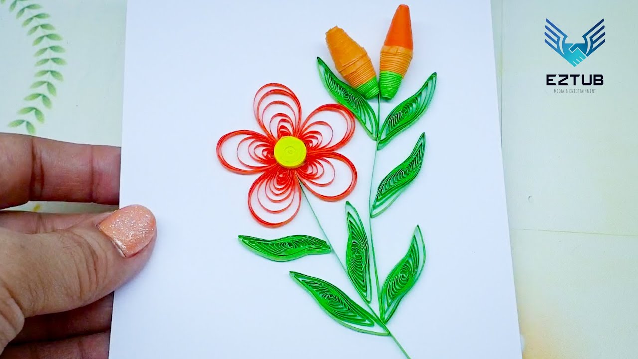 Beautiful Japanese Red and Orange Jasmine Flowers and Two Flower Buds ...