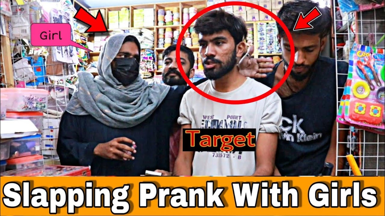 Funny Sl@pping Prank With Fake Girl || Pranks In Pakistan || @Our ...