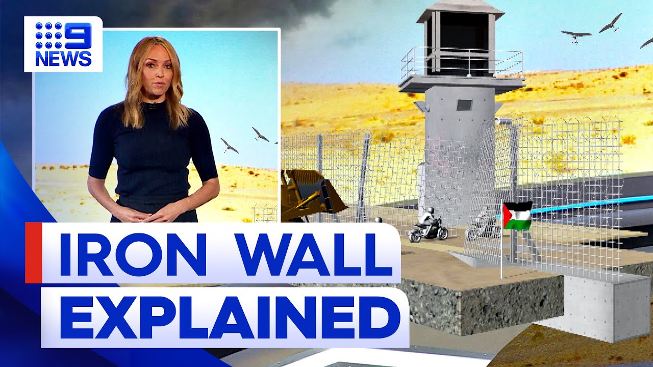 Israel’s 'Iron Wall' explained | 9 News Australia - YouTube