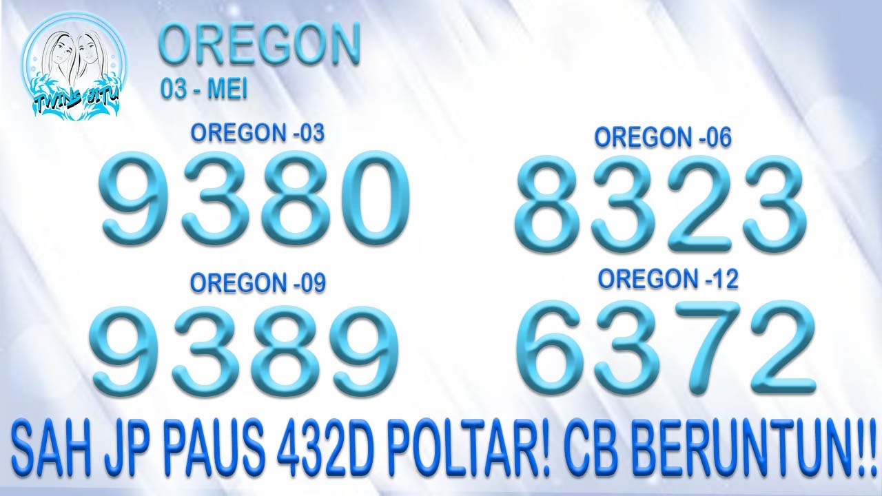 PREDIKSI OREGON HARI INI | BOCORAN OREGON 3 MEI 2022 | OREGON 3 ...