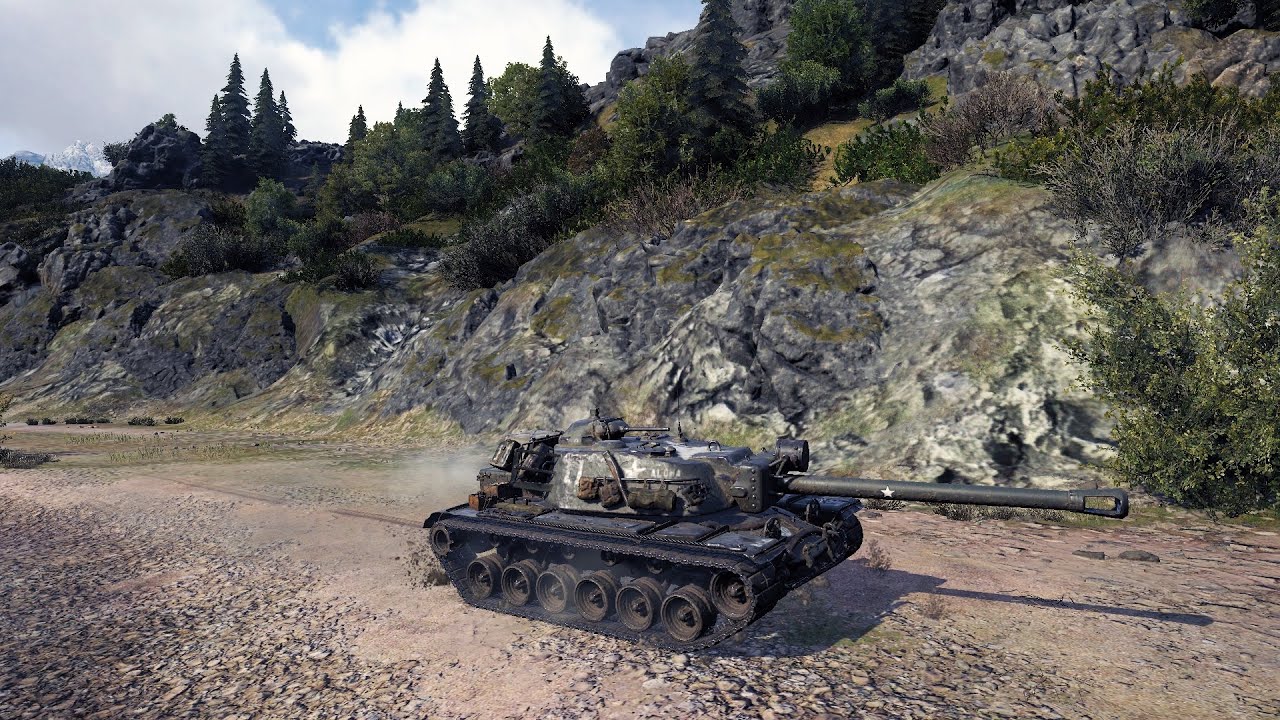 T110E4, powerful cannon. - YouTube