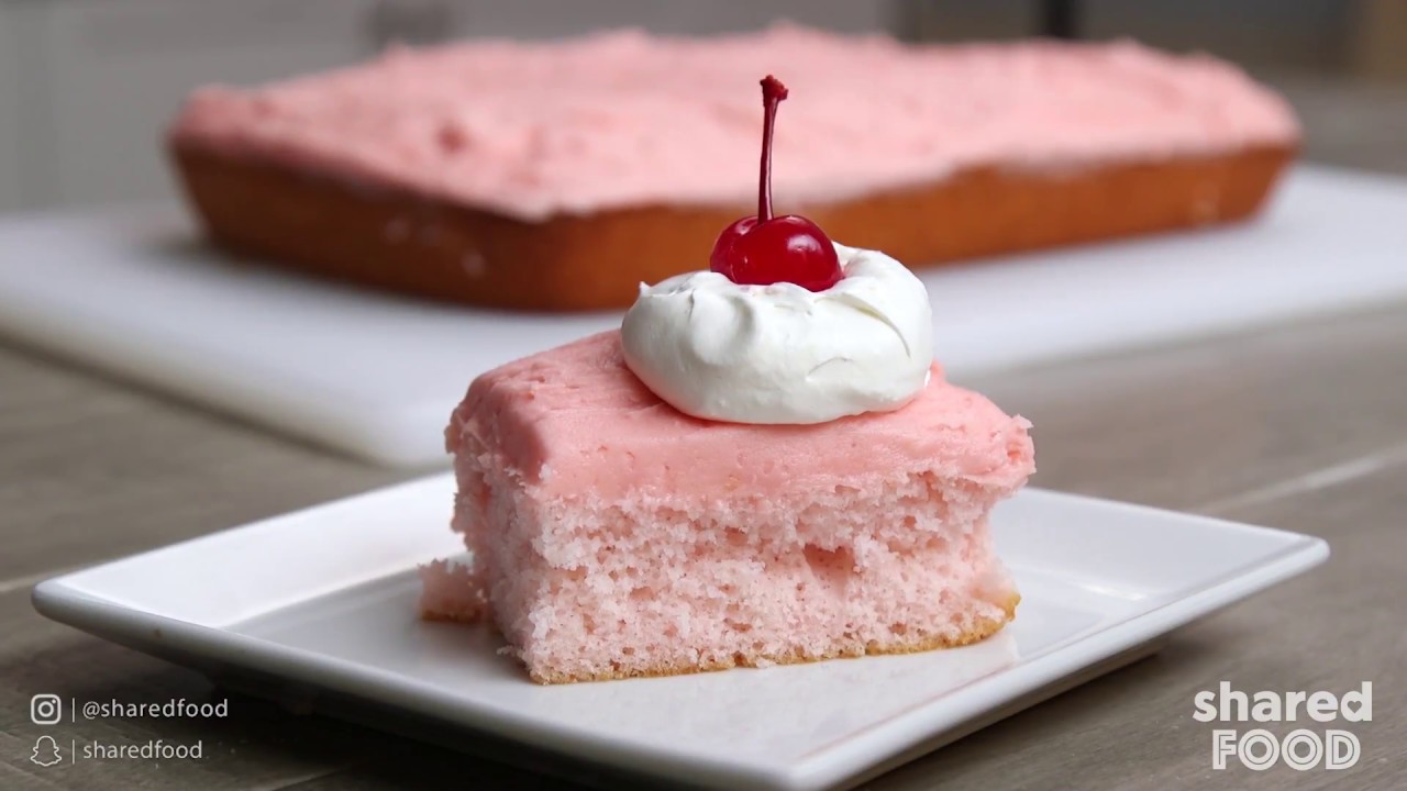 Shirley Temple Cake | Dessert - YouTube