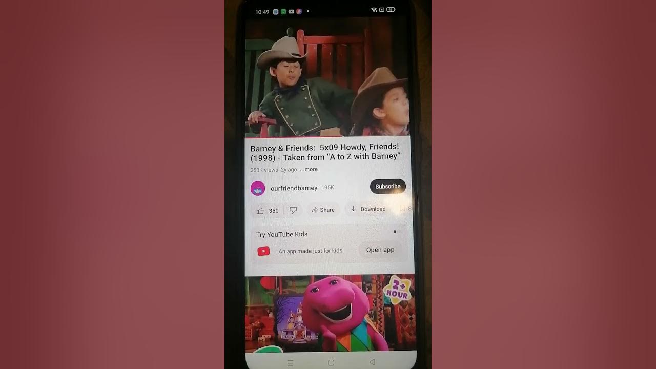 Turkey In The Straw Barney & Friends Howdy Friends Episode 9 - YouTube