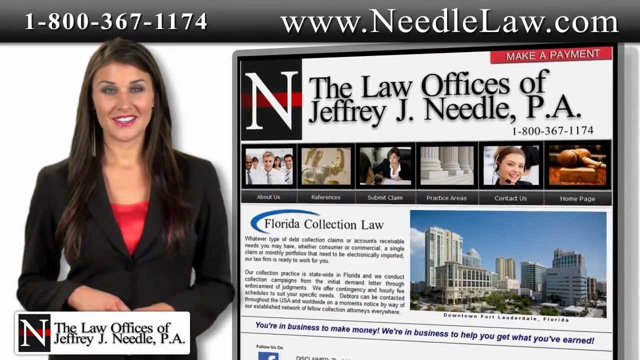 Florida Collection Attorney - Jeffrey J. Needle, Esq. - YouTube