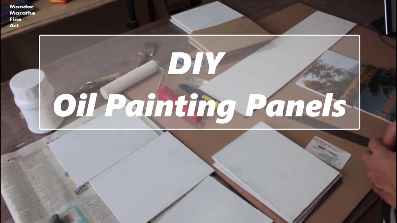 DIY Oil Painting Panel Making - YouTube