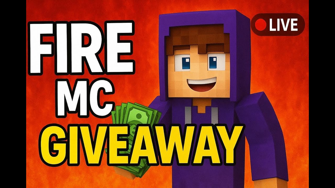 Minecraft Server Live FIREMC Giveaway - YouTube