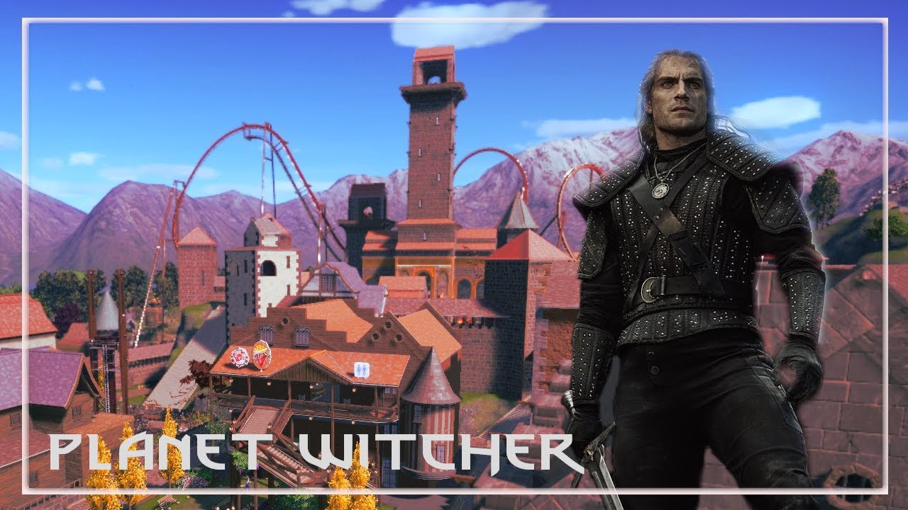 🎢Planet Coaster | Planet Witcher Trailer | Epic Witcher theme park ...