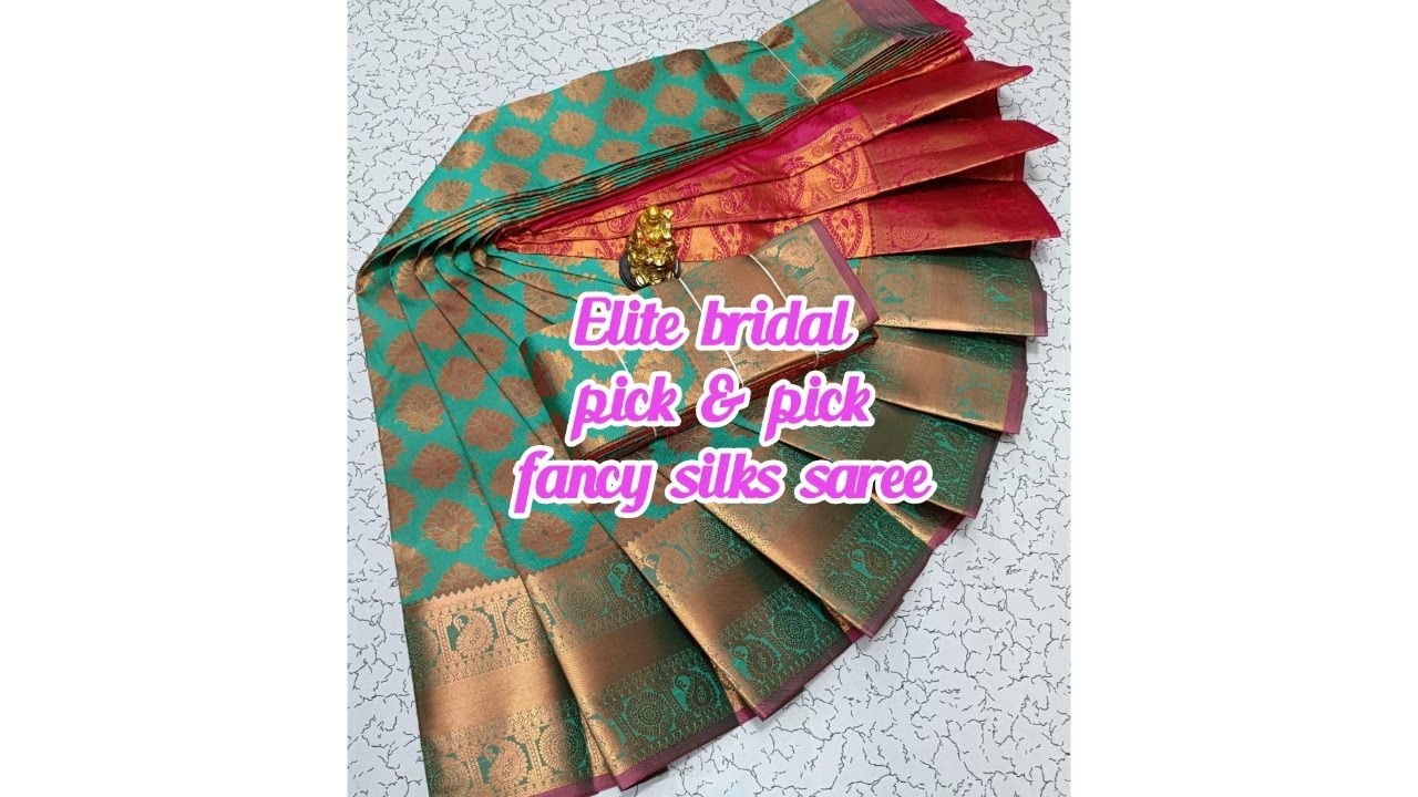 elite bridal pick & pick sarees Rs 1300+S - YouTube