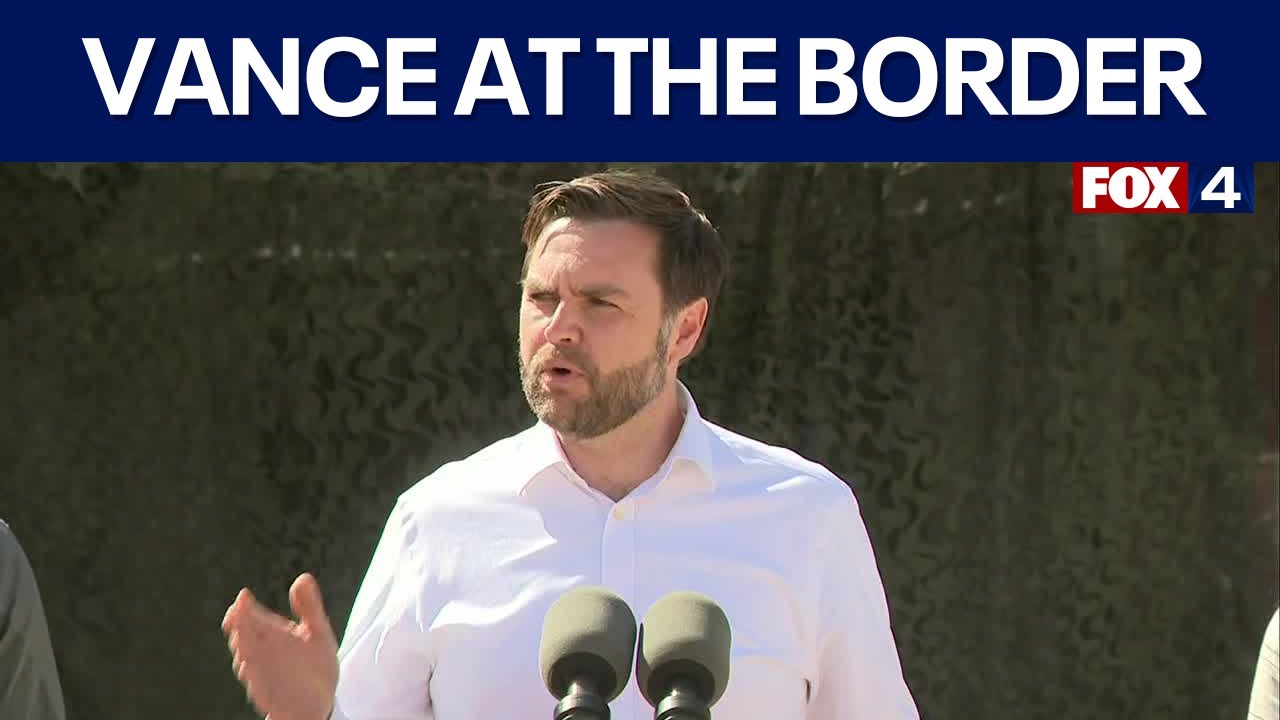 VP Vance speaks after visit to US-Mexico border - YouTube
