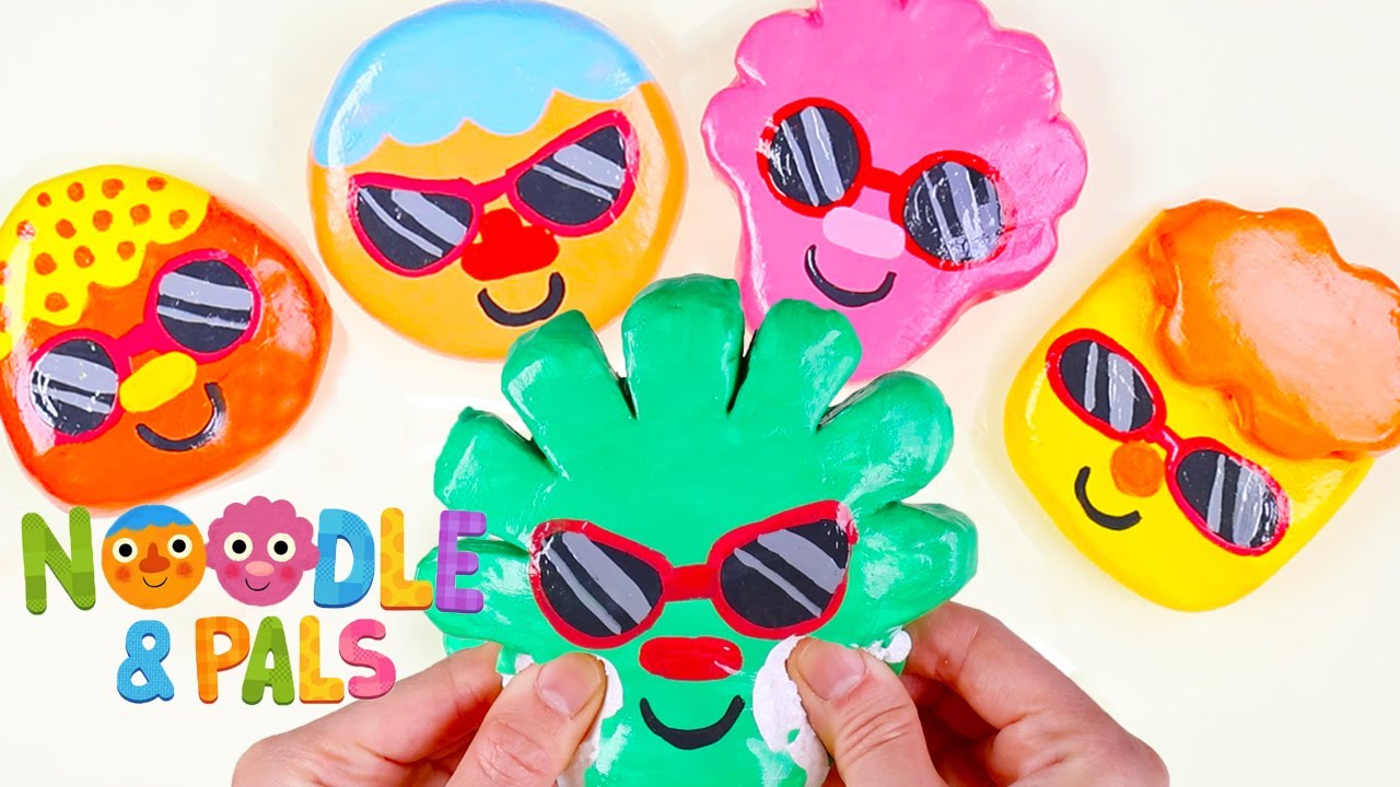Noodle & Pals | super simple songs clay cracking ASMR 113 #173 - YouTube