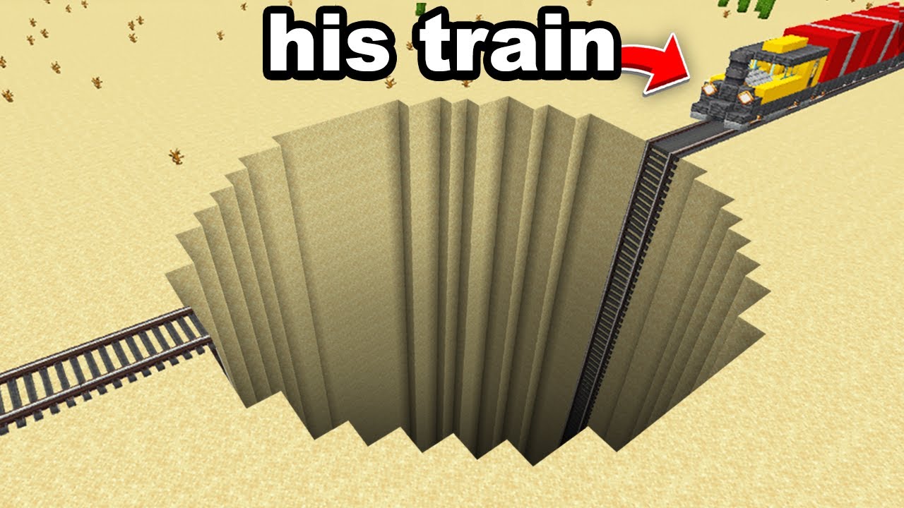 Fooling my Friend with a TRAIN MOD on Minecraft... - YouTube