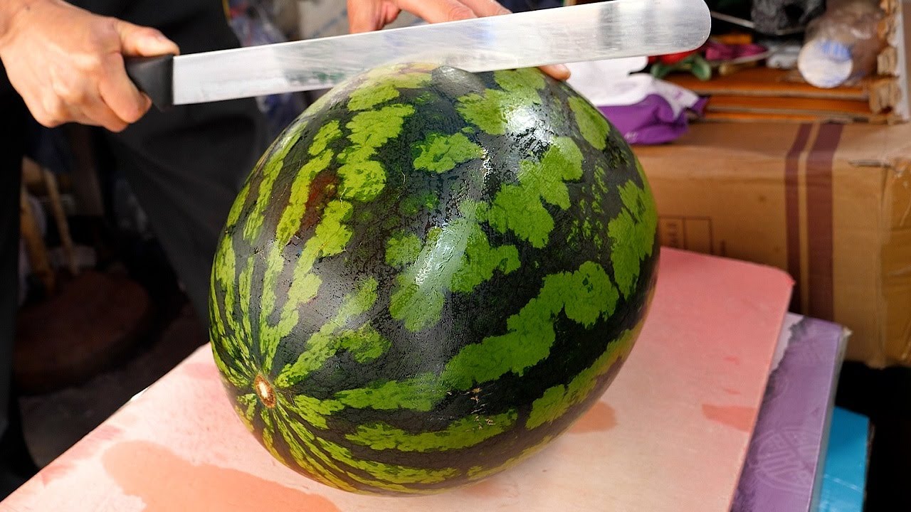 지금이 아니면 내년에 먹어야 하는 남대문 과일 자르기 달인의 과일들 / Fruit cutting skills (watermelon, pineapple, melon ...