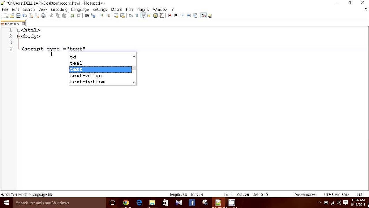 java script(dispay text) - YouTube