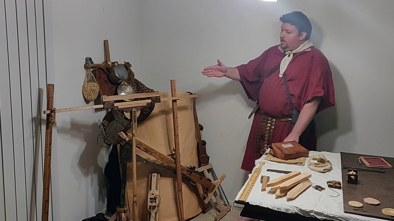 Roman Legionary Surveying-Chorobates - YouTube