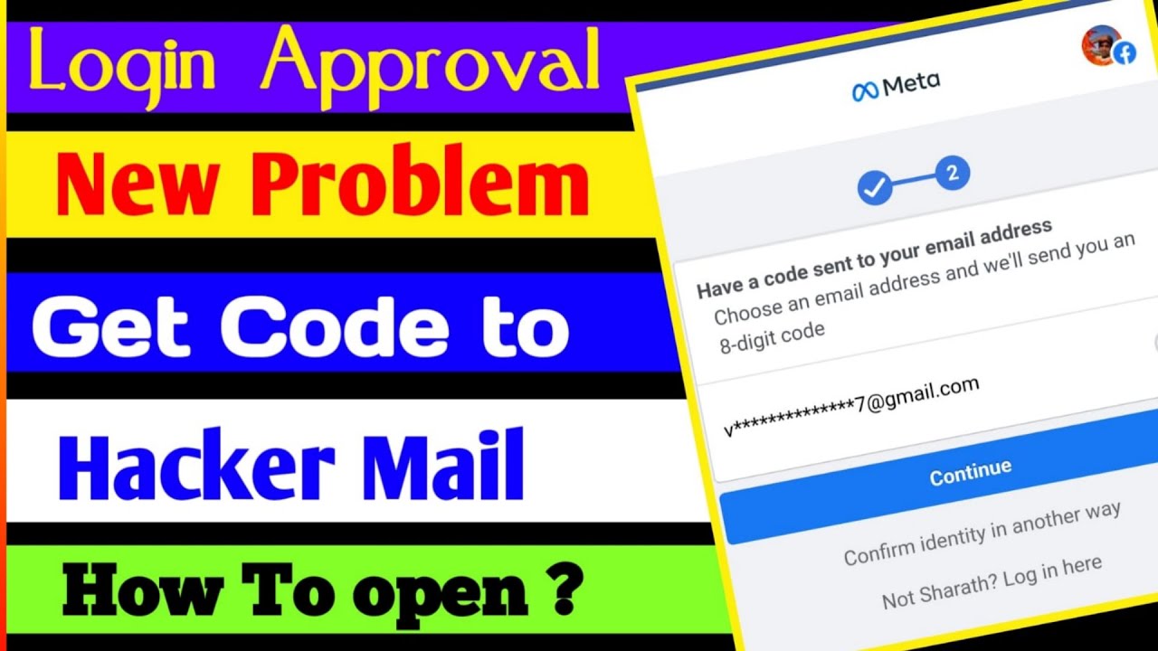 Facebook login approval new problem get Code Option to hacker mail ...