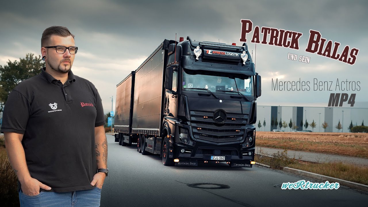 Patrick Bialas und sein Mercedes Benz Actros MP4 - YouTube