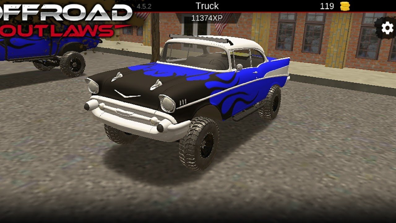 Offroad outlaws 1957 chevy field find - YouTube