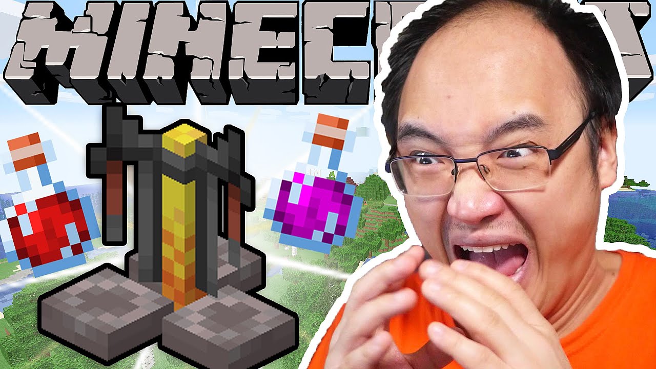 JE DÉCOUVRE L'ALCHIMIE POUR LA PREMIÈRE FOIS SUR MINECRAFT ! - YouTube