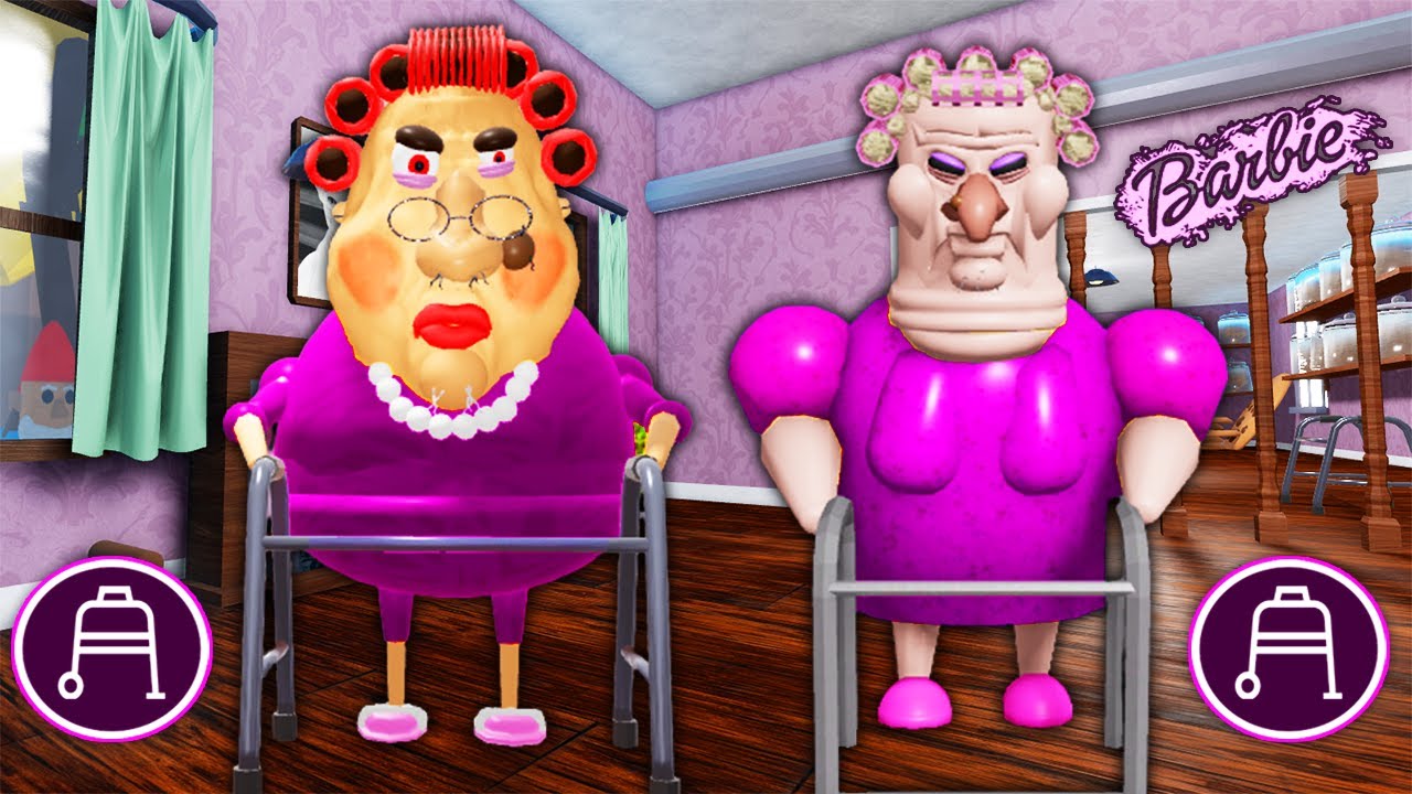 SECRET UPDATE | GRANDMA Vs GRANNIE? WHO'S THE REAL BARBIE? (Obby) Full ...