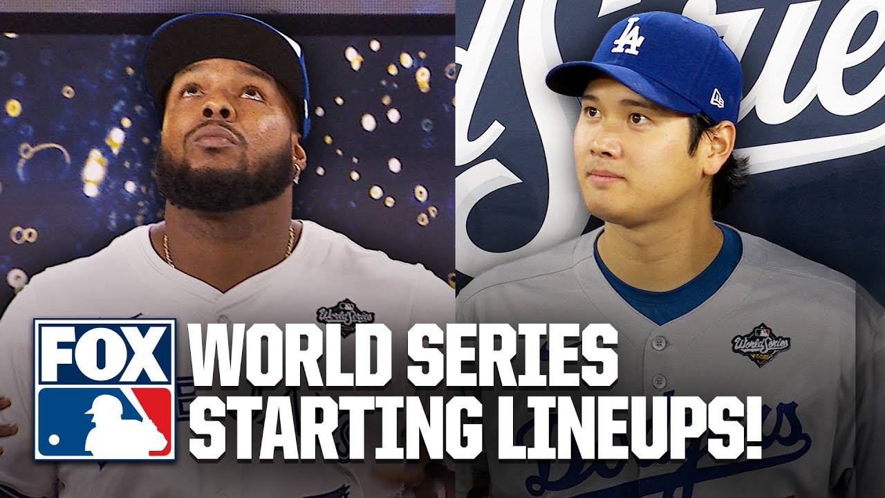 Dodgers vs. Blue Jays: World Series Starting Lineups 🔥⚾️ | MLB on FOX ...