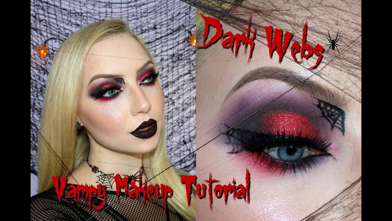 Cobwebs | Vampy Makeup Tutorial 🕸️ - YouTube