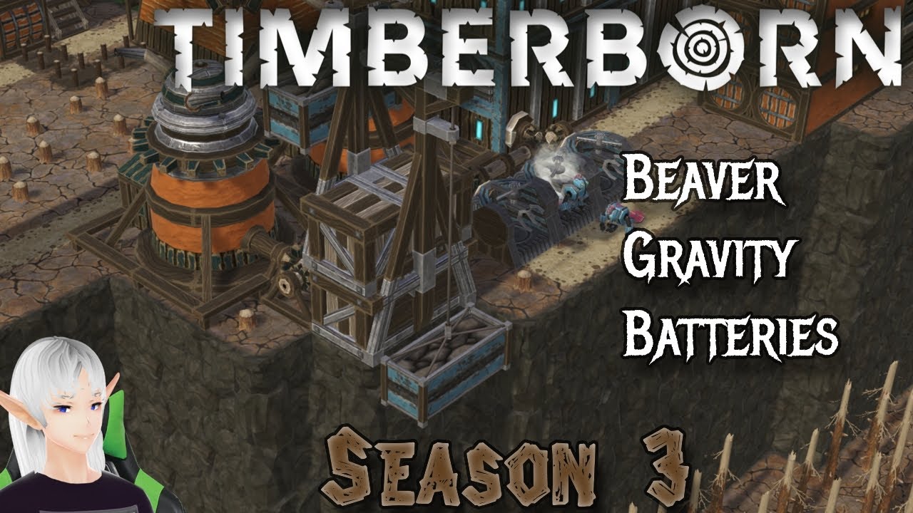 Timberborn - Season 3 - Beaver Gravity Batteries - YouTube