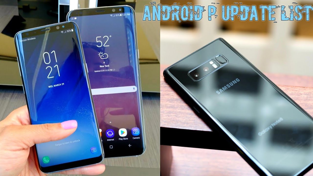 Samsung android p update list | Here is the full update list - YouTube