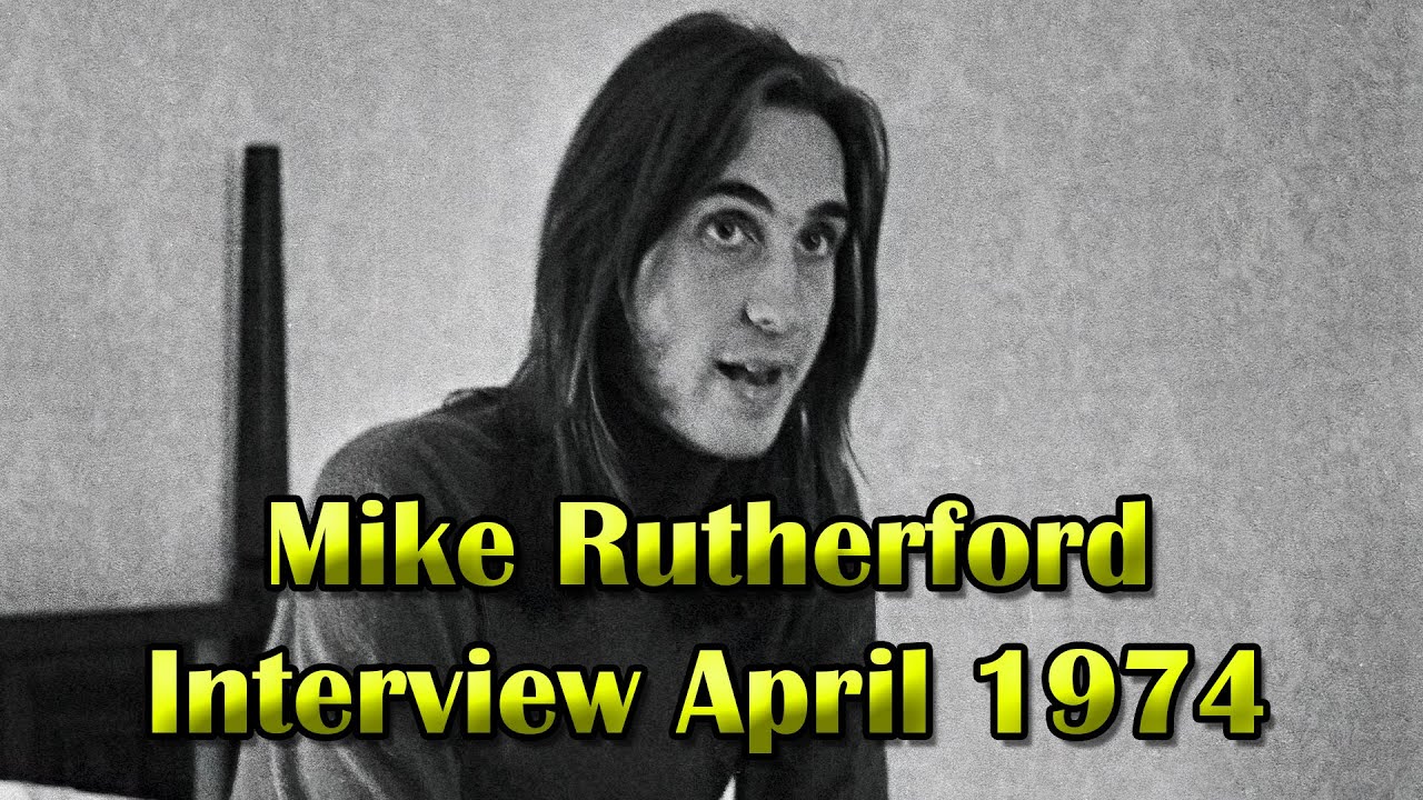 Mike Rutherford - Interview April 1974 - YouTube