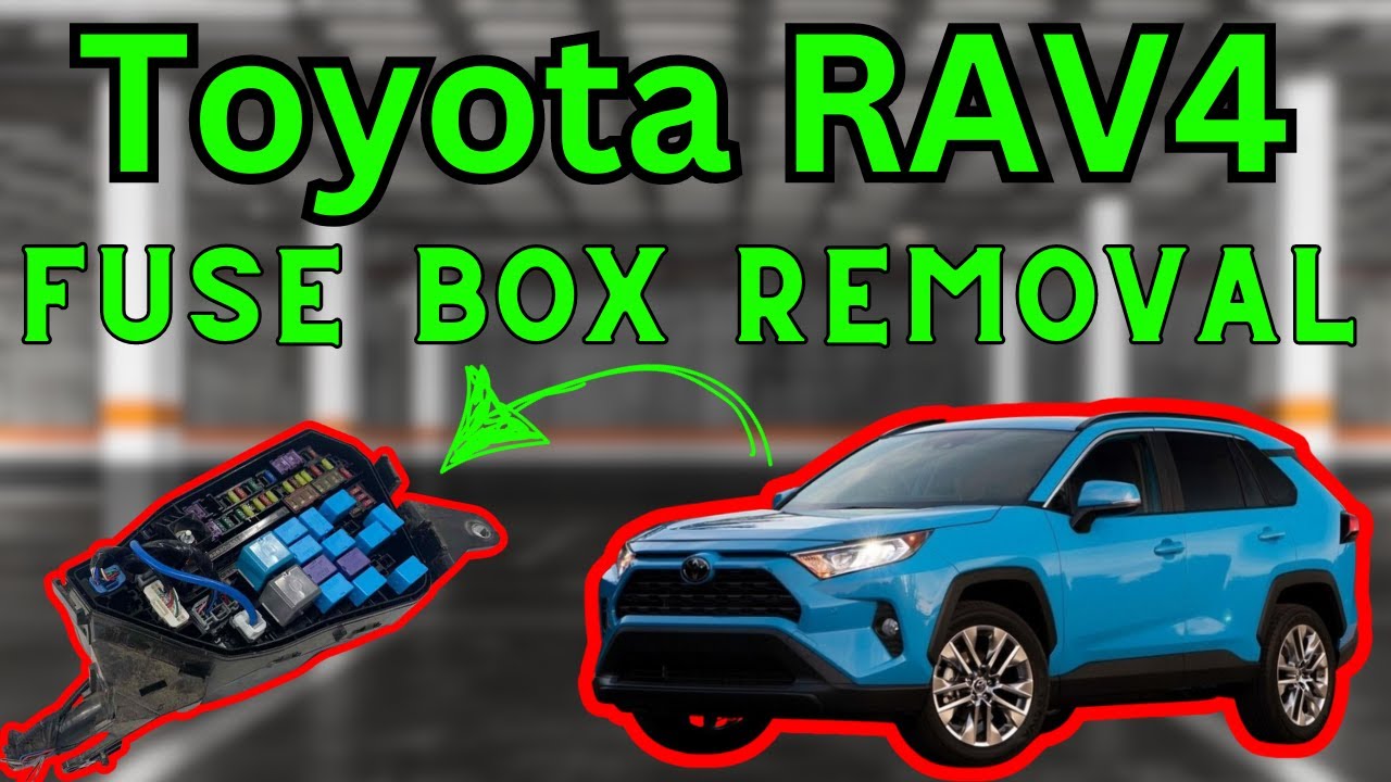 2019-2023 Toyota RAV4 Fuse Box Removal (take it apart) - YouTube