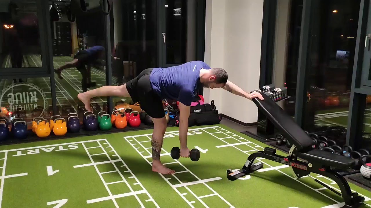 Single Leg Single Arm Row - YouTube