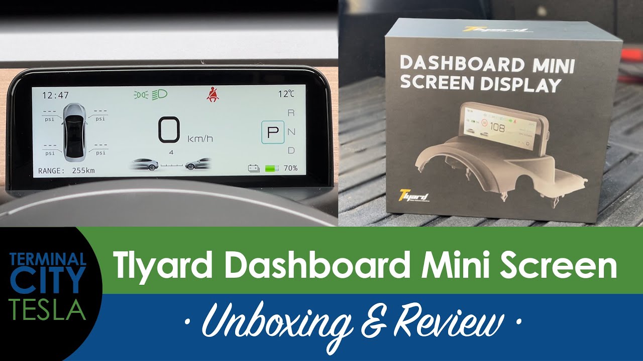 Tlyard Dashboard Mini Screen Installation & Review (Intel version ...