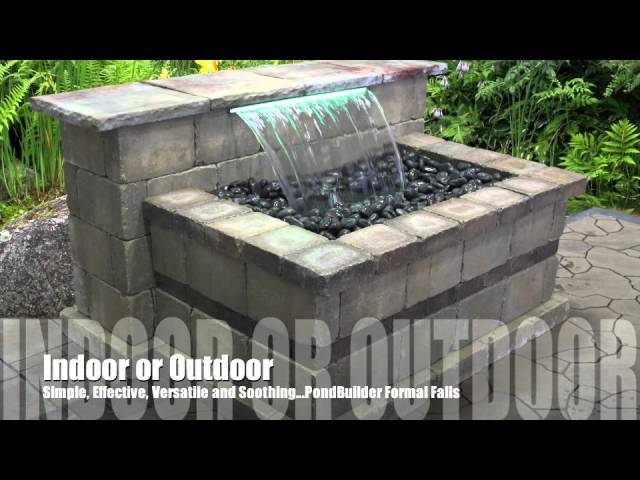 Diy Retaining Wall Waterfall - Wall Design Ideas