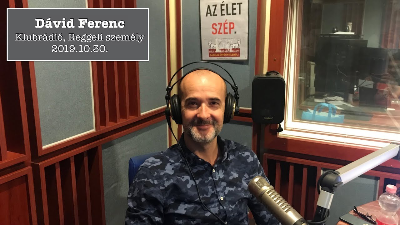 Száraz November - Dávid Ferenc a Klubrádióban (2019.10.30.) - YouTube