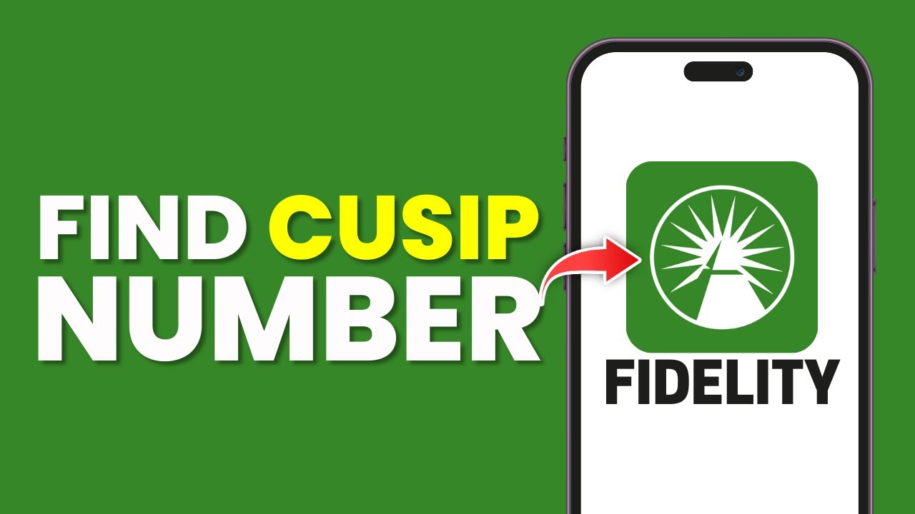 How To Find Cusip Number On Fidelity - Step by Step - YouTube