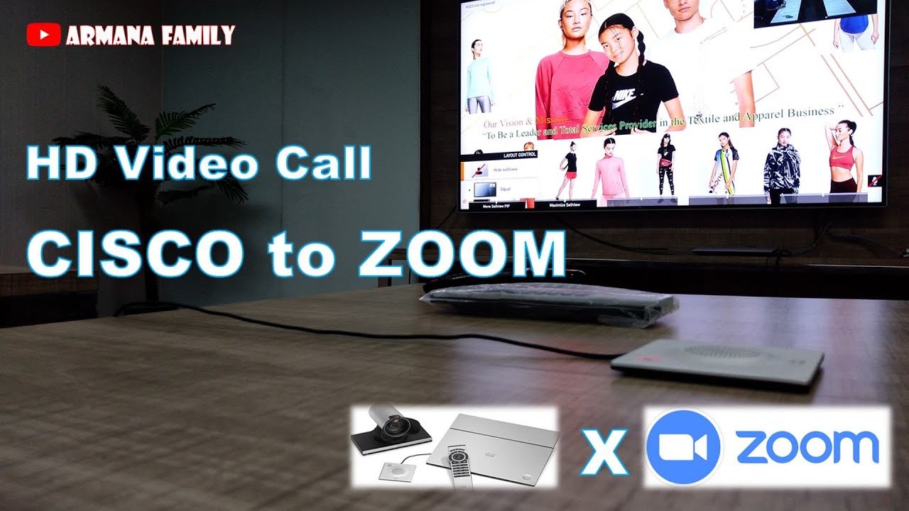 Cara Melakukan Video Call HDVC Cisco Telepresence dengan Zoom App Yang ...
