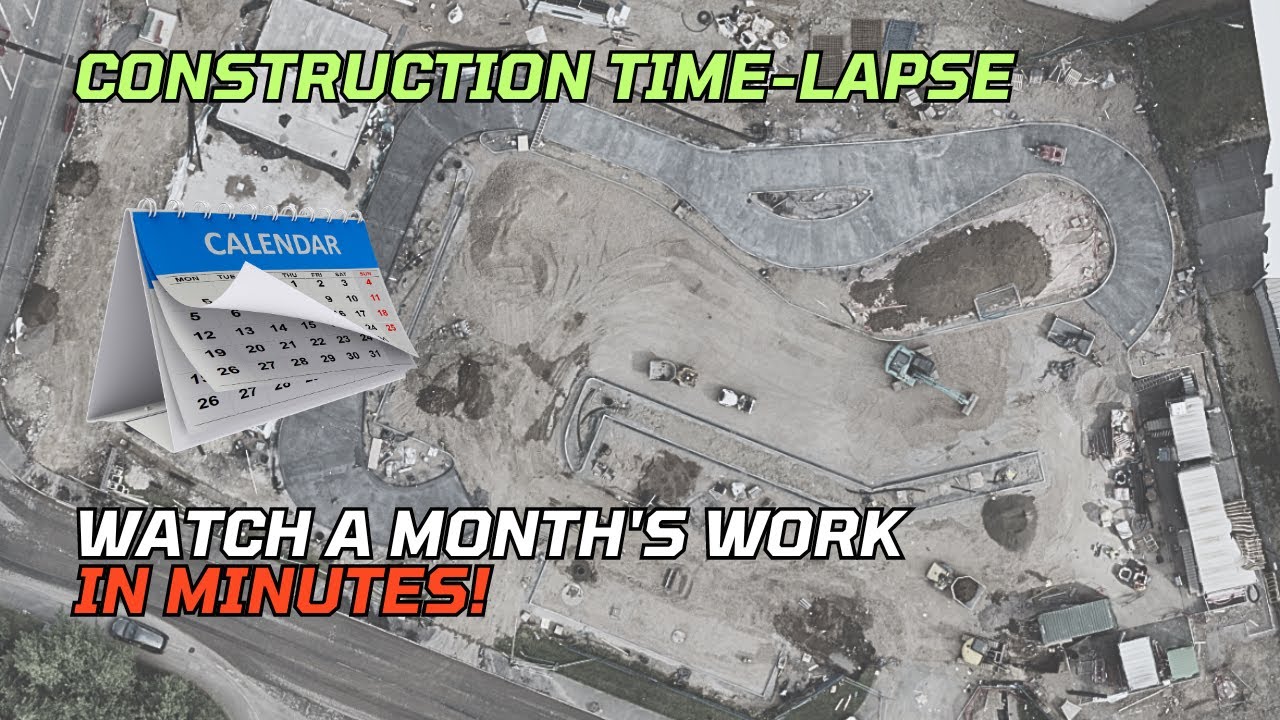 Drone Mapping Used in Construction Site Progress - YouTube