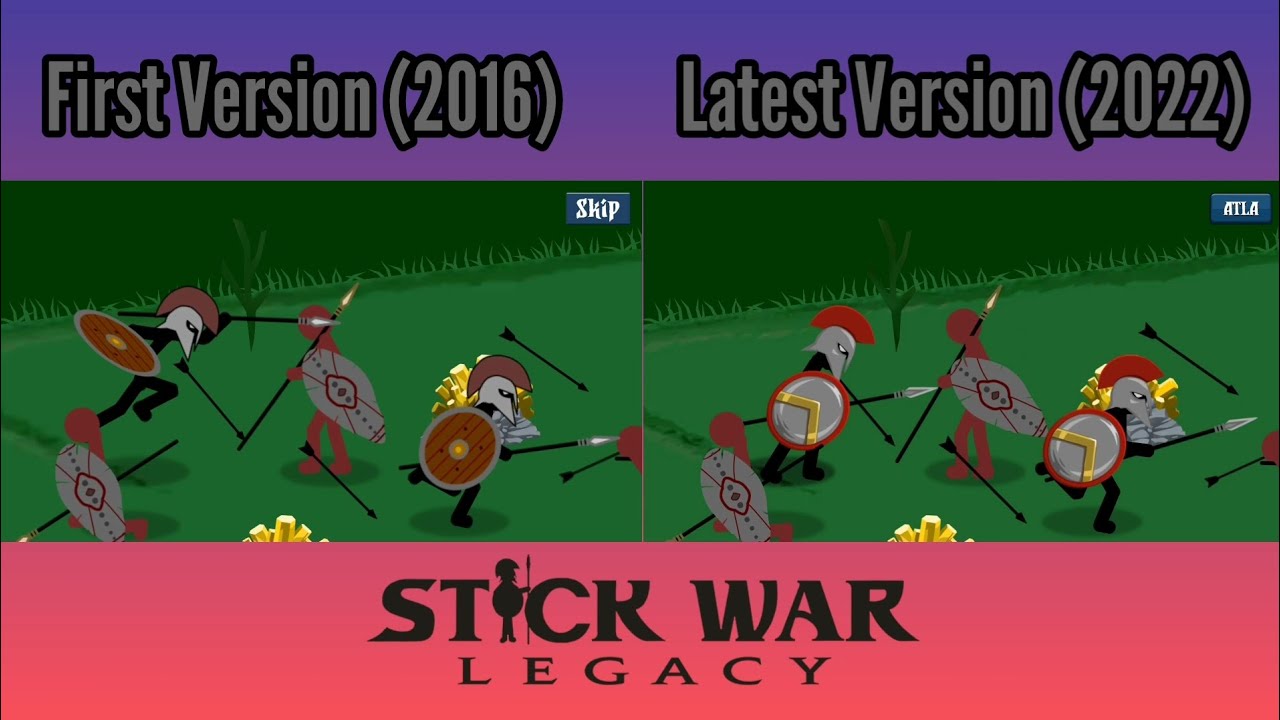 Stick War: Legacy Old Vs Stick War: Legacy New Intro Comparison - YouTube
