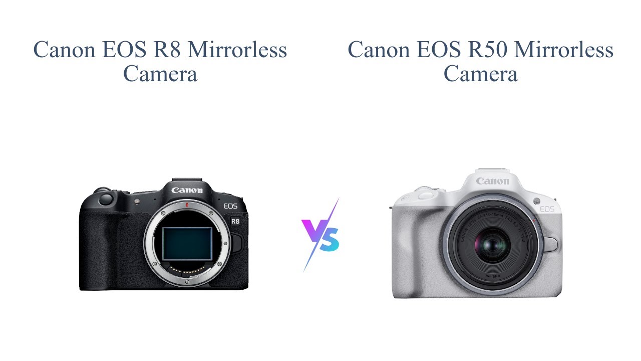 Canon EOS R8 vs EOS R50 Mirrorless Camera Comparison 📸 - YouTube