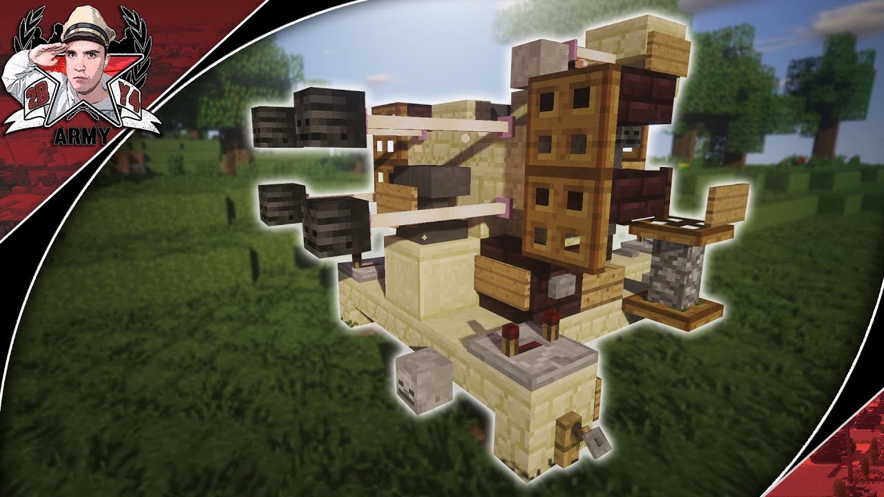 Minecraft: WW2 Flak 38 "Flakvierling" | Anti-Aircraft Tutorial ...