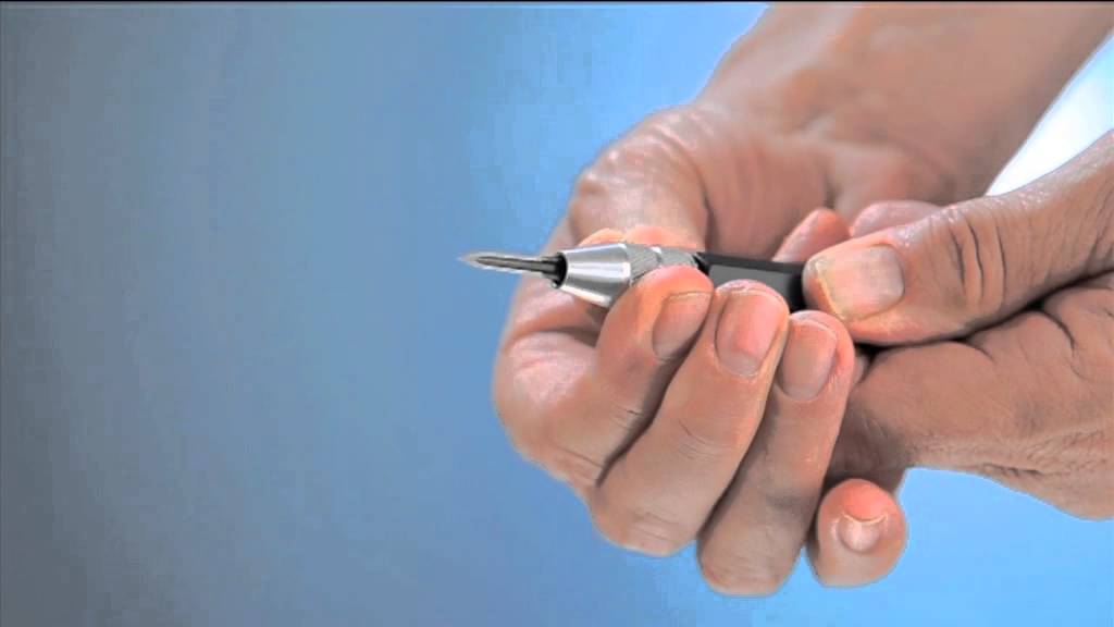 ŠKRABÁK NOGA TROJHRAN STŘEDNÍ SC8000 - YouTube