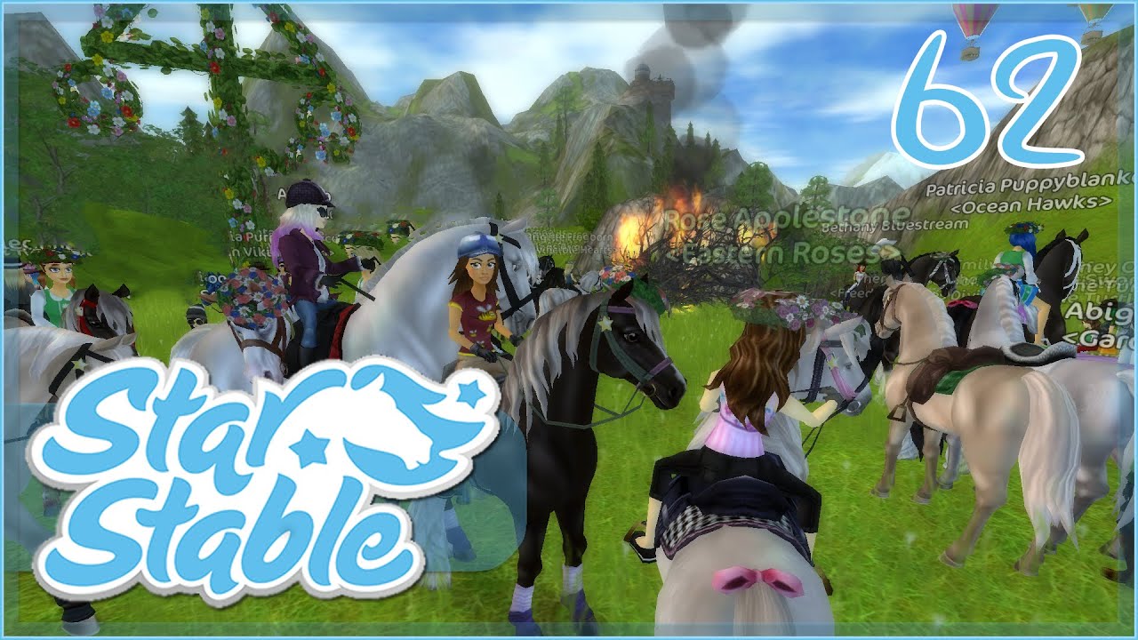 Dancing at the Midsummer Festival Bonfire!! || Star Stable - Episode #62 - YouTube