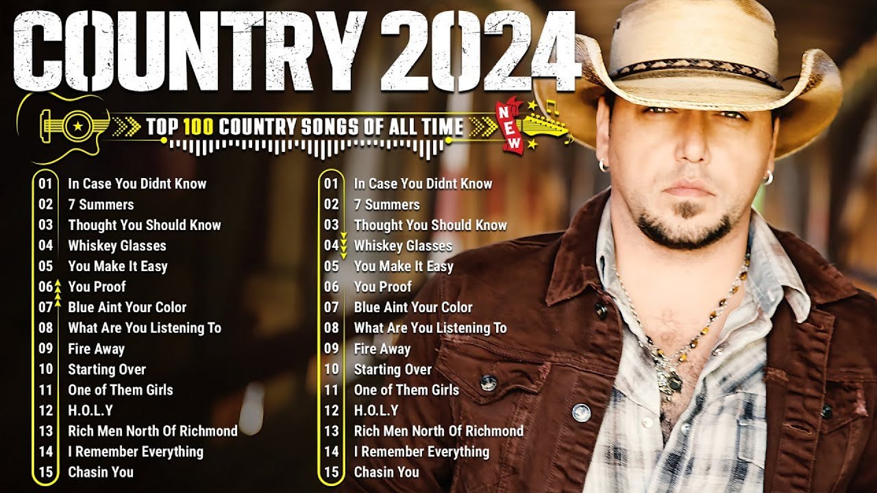 Jason Aldean ~ 🎵 Country Songs 2024 Luke Combs, Luke Bryan, Morgan Wallen, Chris Stapleton ...